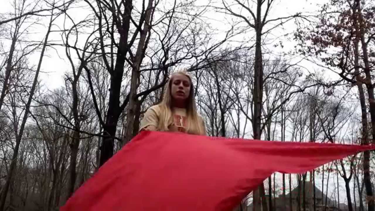 How to Colorguard: Silk Trick - YouTube