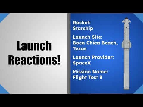 Launch Reactions: Starship Flight 8 - YouTube