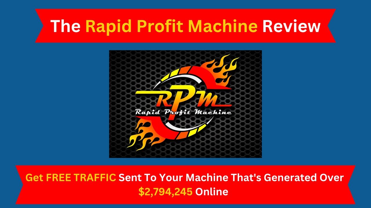 The Rapid Profit Machine Review 👉 A Brand New Money Making Affiliate ...