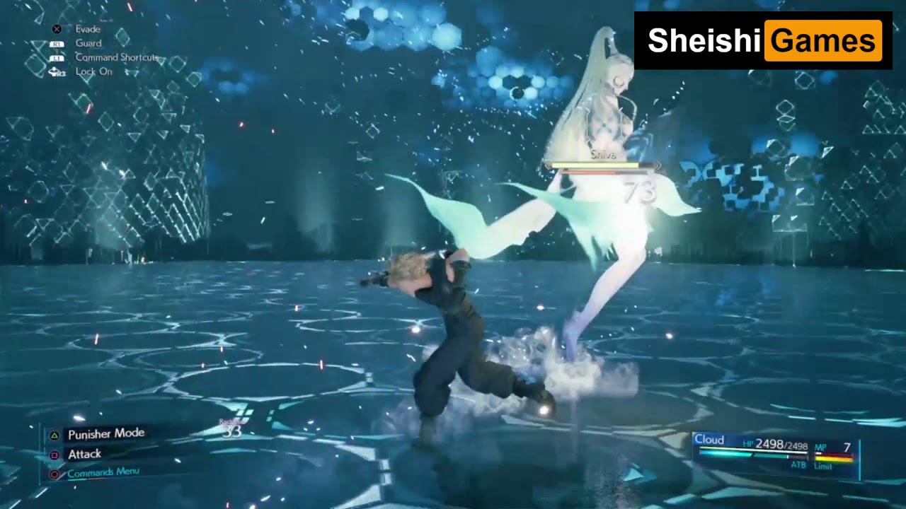 Final Fantasy VII Remake : Fighting and obtaining Shiva - YouTube