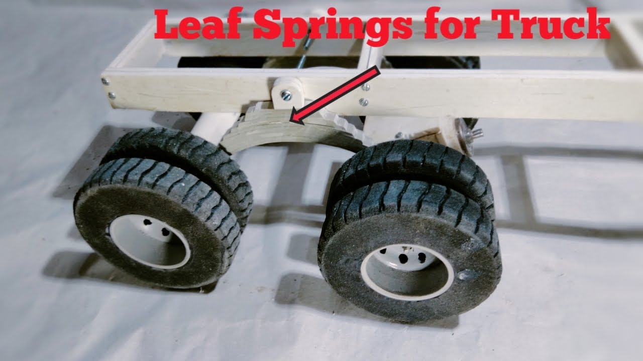 How Homemade Truck Leaf Springs From PVC - YouTube