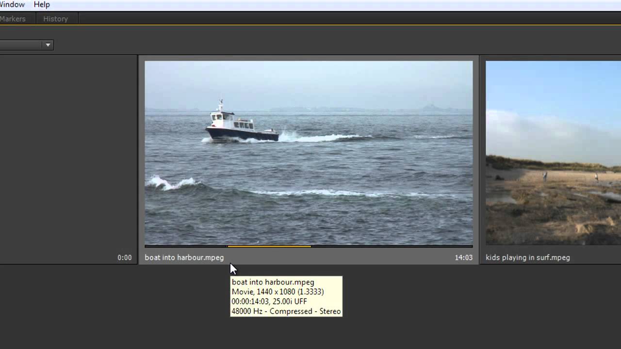Premiere Pro Basics (CS6 & above): 3 Project Panel - YouTube
