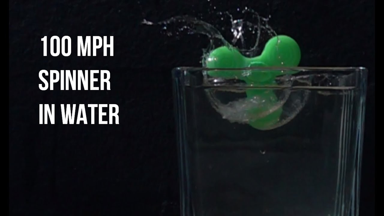 100 MPH SPINNERS IN WATER / Slow motion test - YouTube