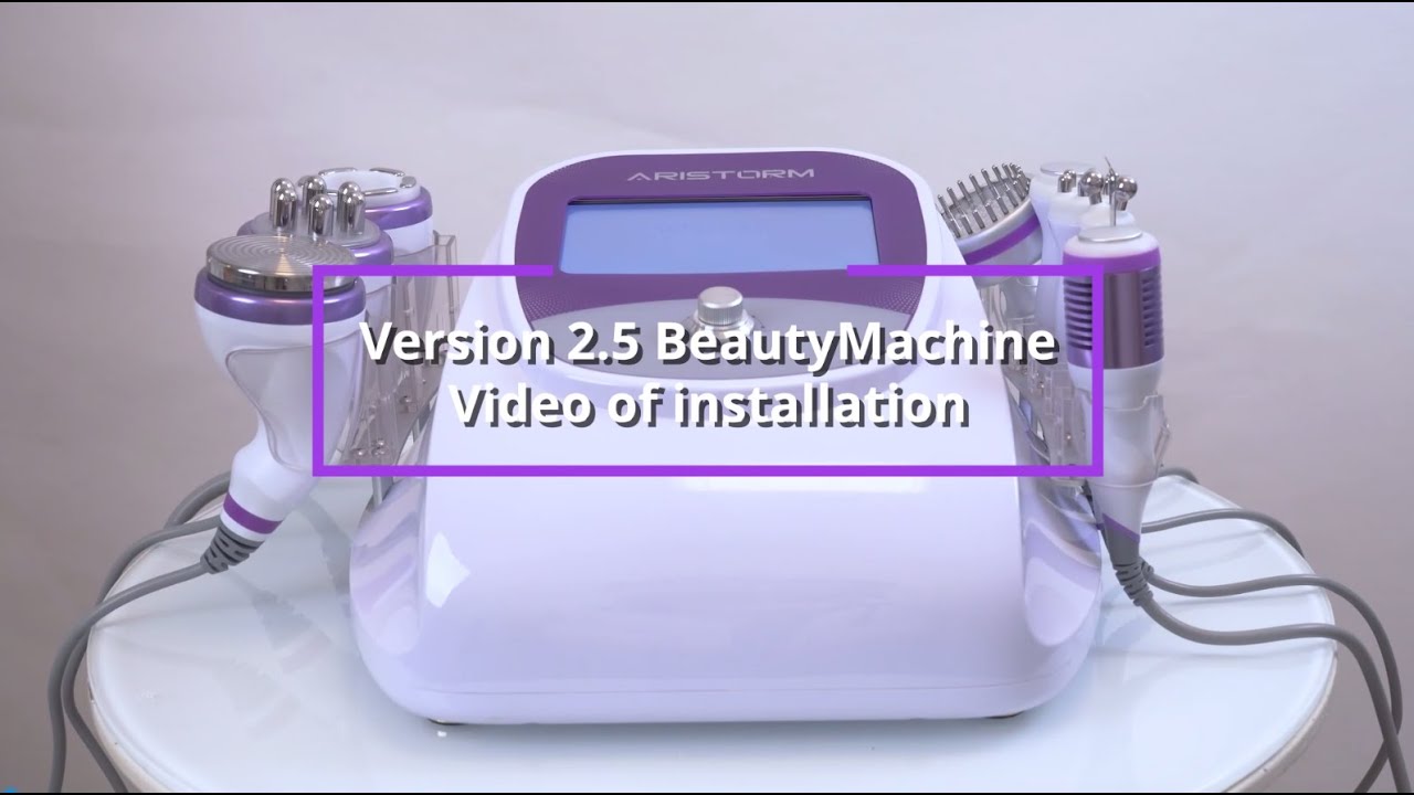 How to Install 9 in 1 Cavitation RF Machine | Model: SD-9XS1| MYCHWAY ...