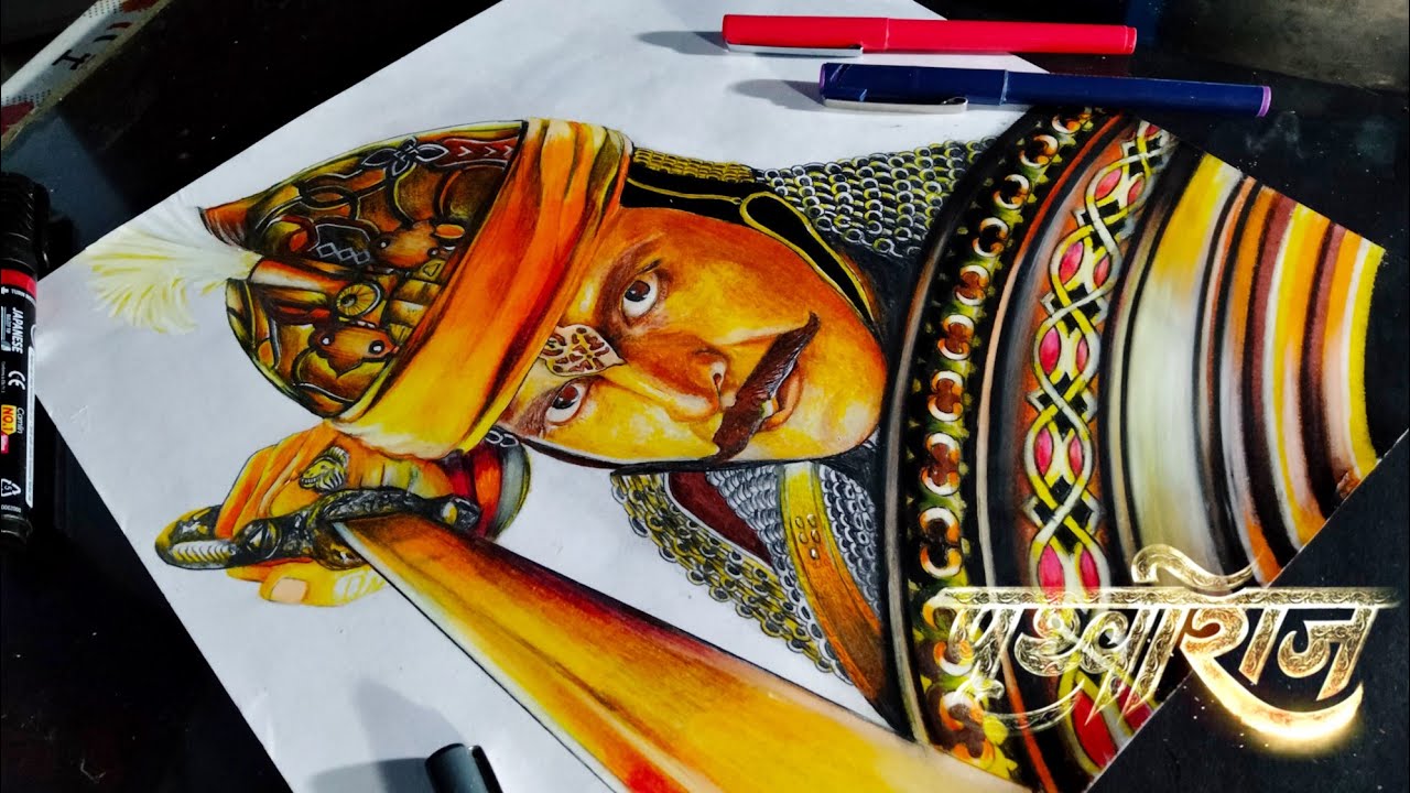 Drawing akshay kumar | speed drawing | Prithviraj drawing | draw ruhan ...