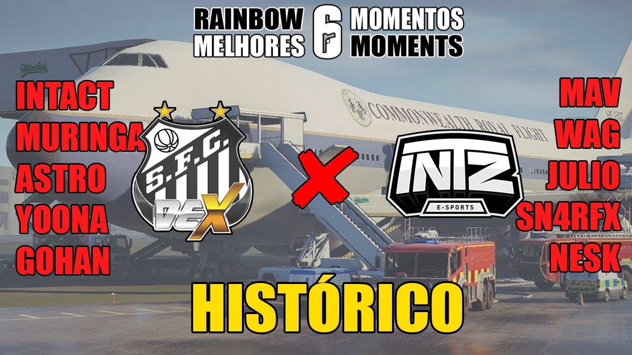 A MAIOR RIVALIDADE DO R6 - SANTOS DEX x INTZ FINAL ELITE SIX S02 ...