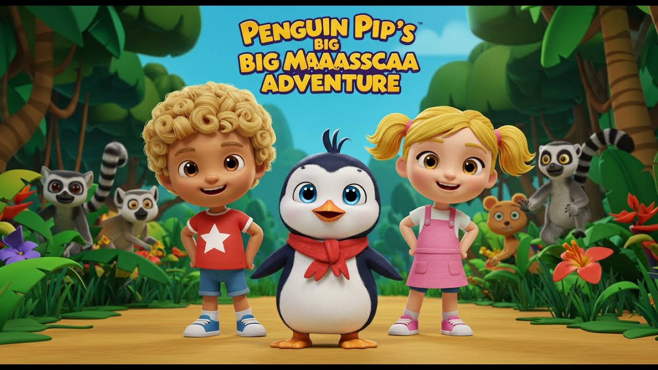 Penguin Dance | brain breaks | Obillion kiddies tv - YouTube