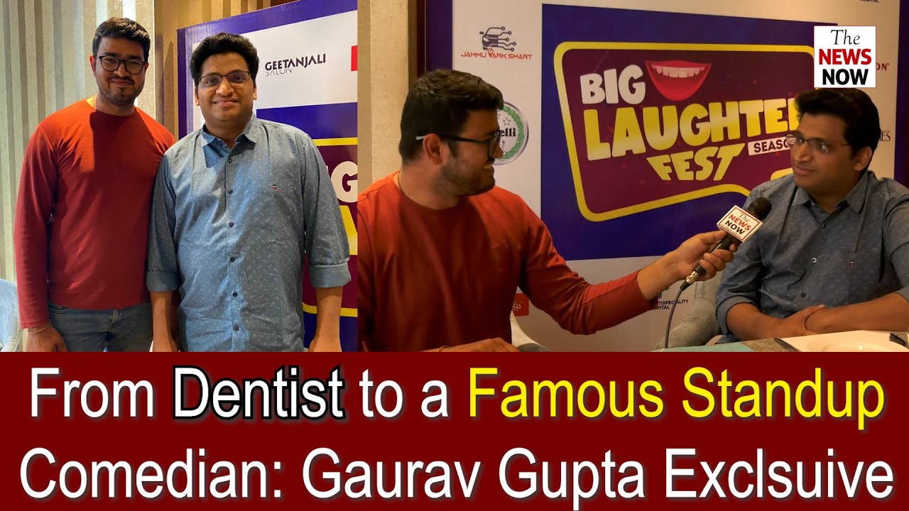 From Dentist to a Famous Standup Comedian: Exclusive Interaction with ...