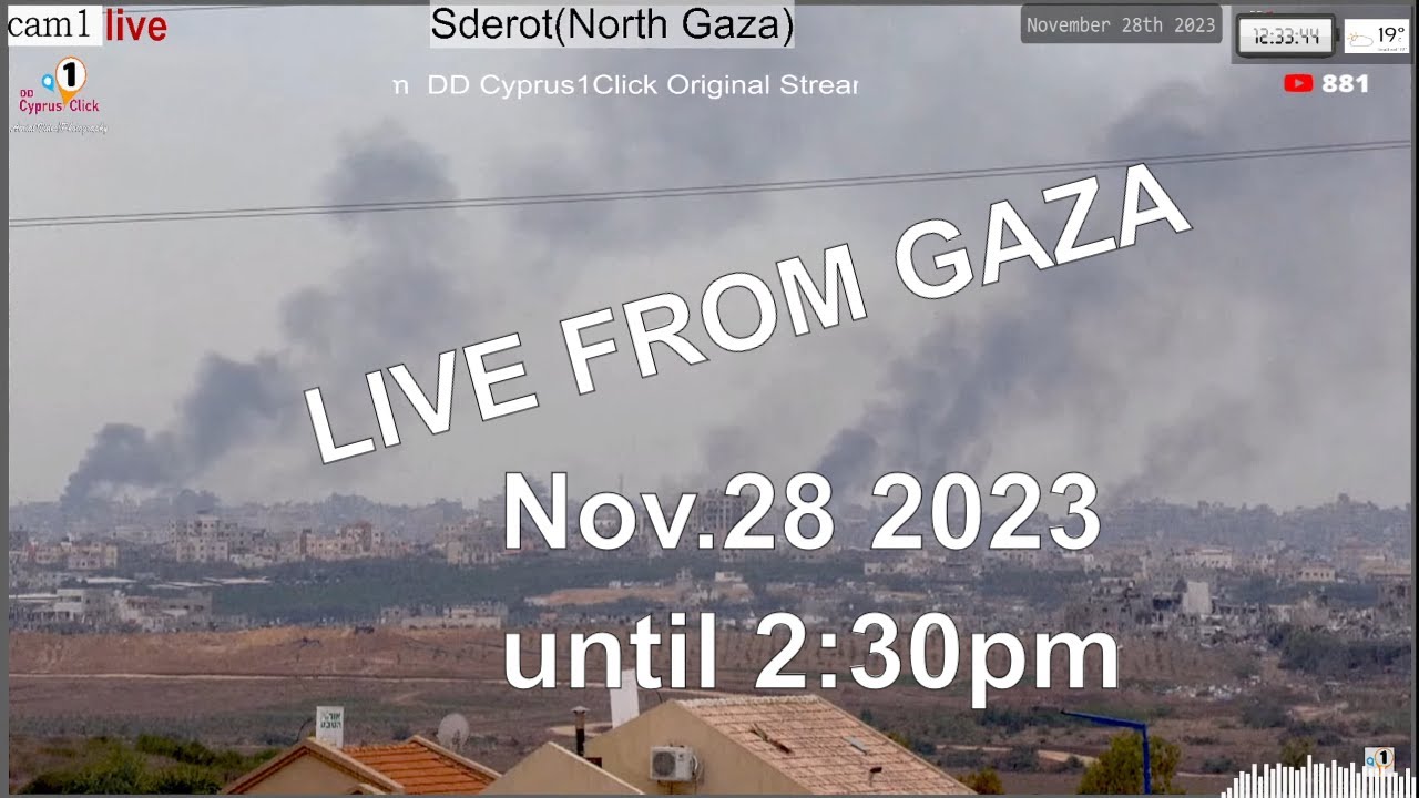 GAZA LIVE : Palestine,GAZA |Single or Multi-cams | Stream#116 - YouTube