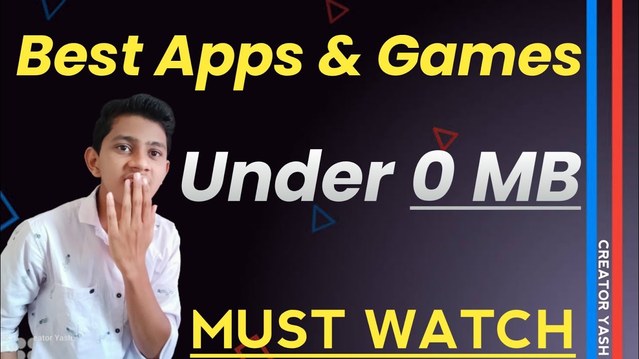 बापरे 😱 || Top 5 Apps & Games Under 0MB || Best Apps & Games Less Than ...