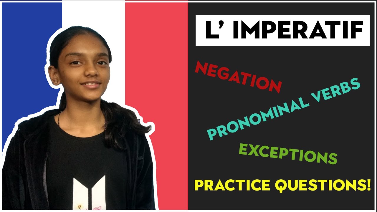 Learn French -L'impératif - YouTube