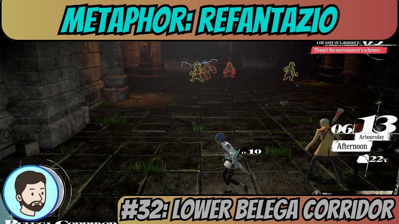 Metaphor: ReFantazio (Playstation 5) - Part 32: Lower Belega Corridor ...
