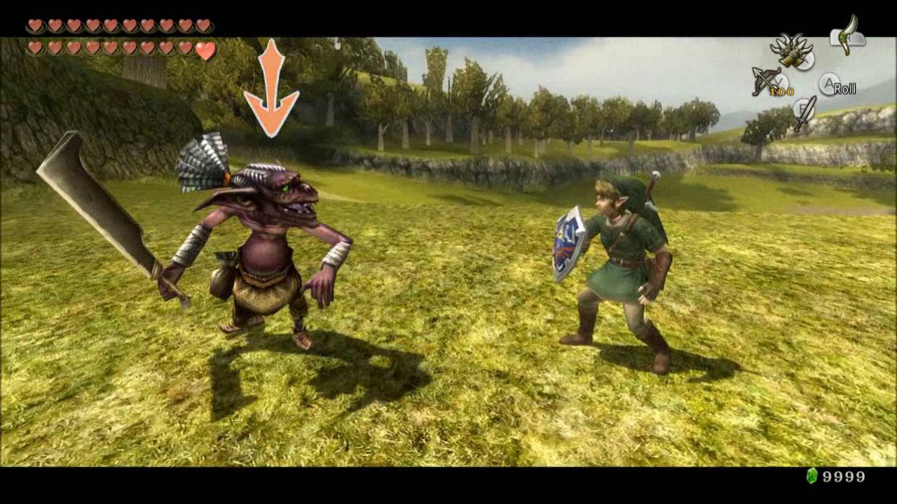 Twilight Princess combat in a nutshell - YouTube