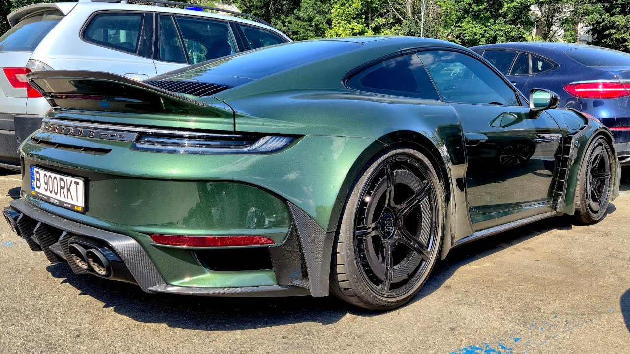 Porsche Brabus Rocket 900 R Engine Running - YouTube