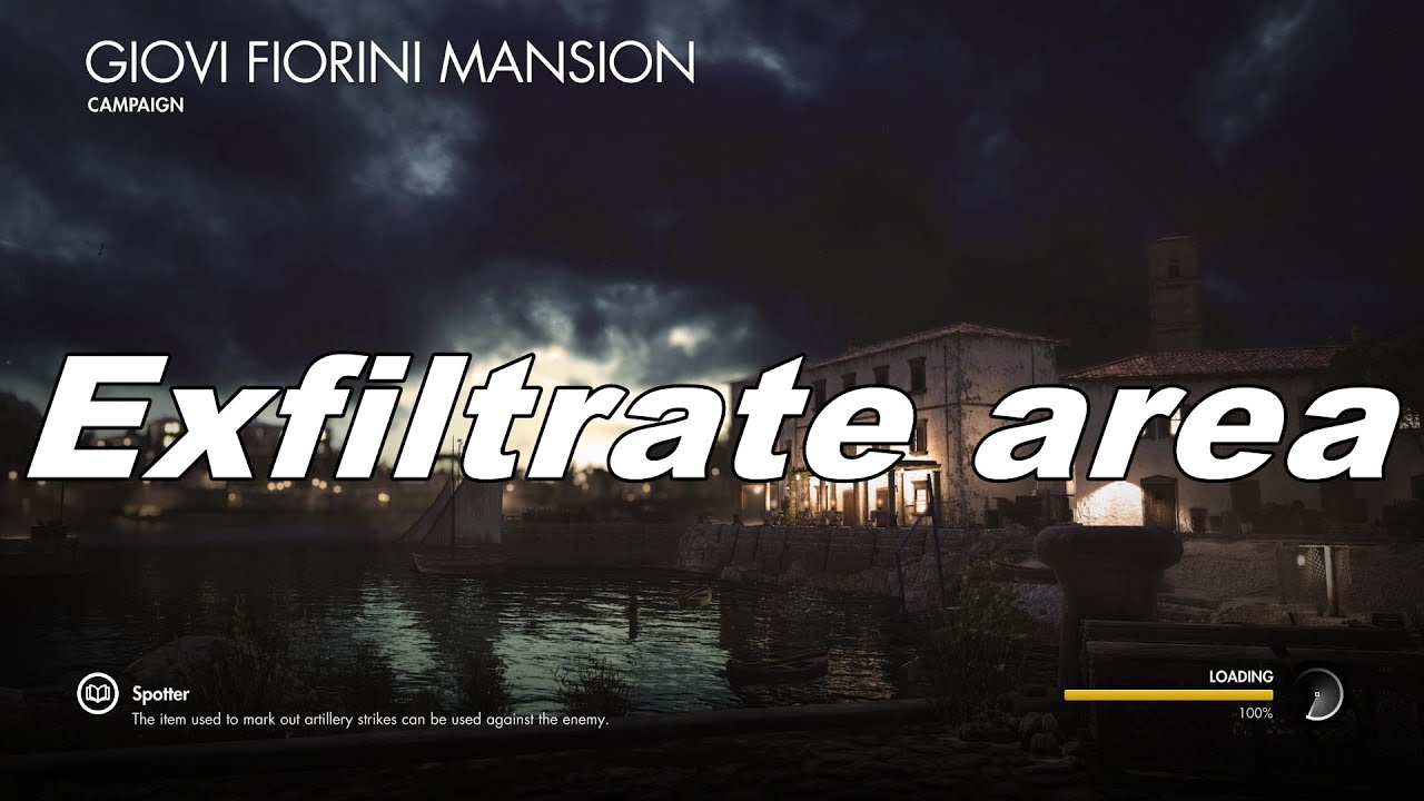 Exfiltrate area | GIOVI FIORINI MANSION - YouTube