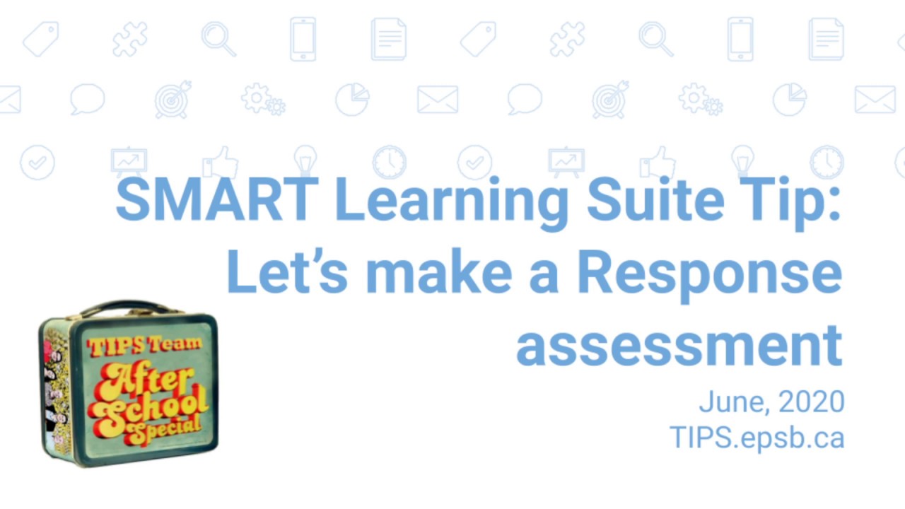 SMART Learning Suite - Let's make a SMART Response Assessment - YouTube