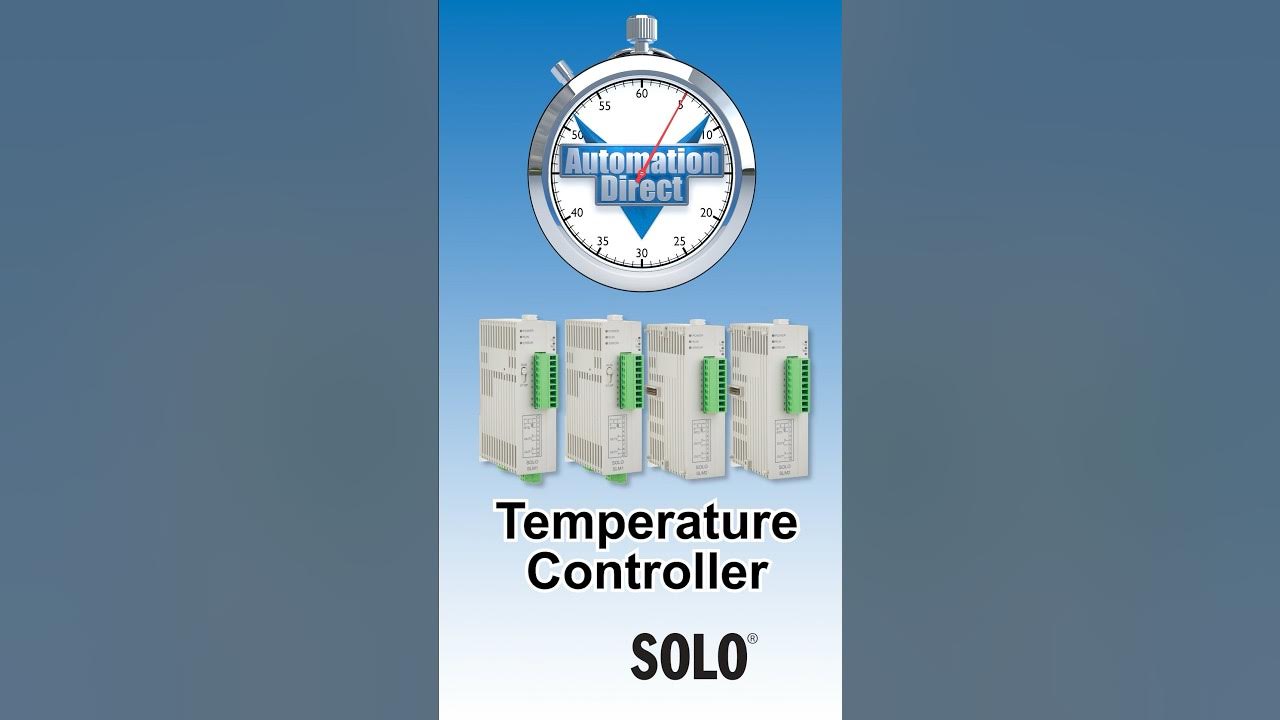 Solo Modular Temperature Controllers from AutomationDirect - YouTube
