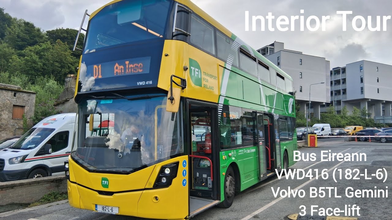Interior Tour | Bus Eireann VWD416 (182-L-6) | Volvo B5TL Wright Gemini ...