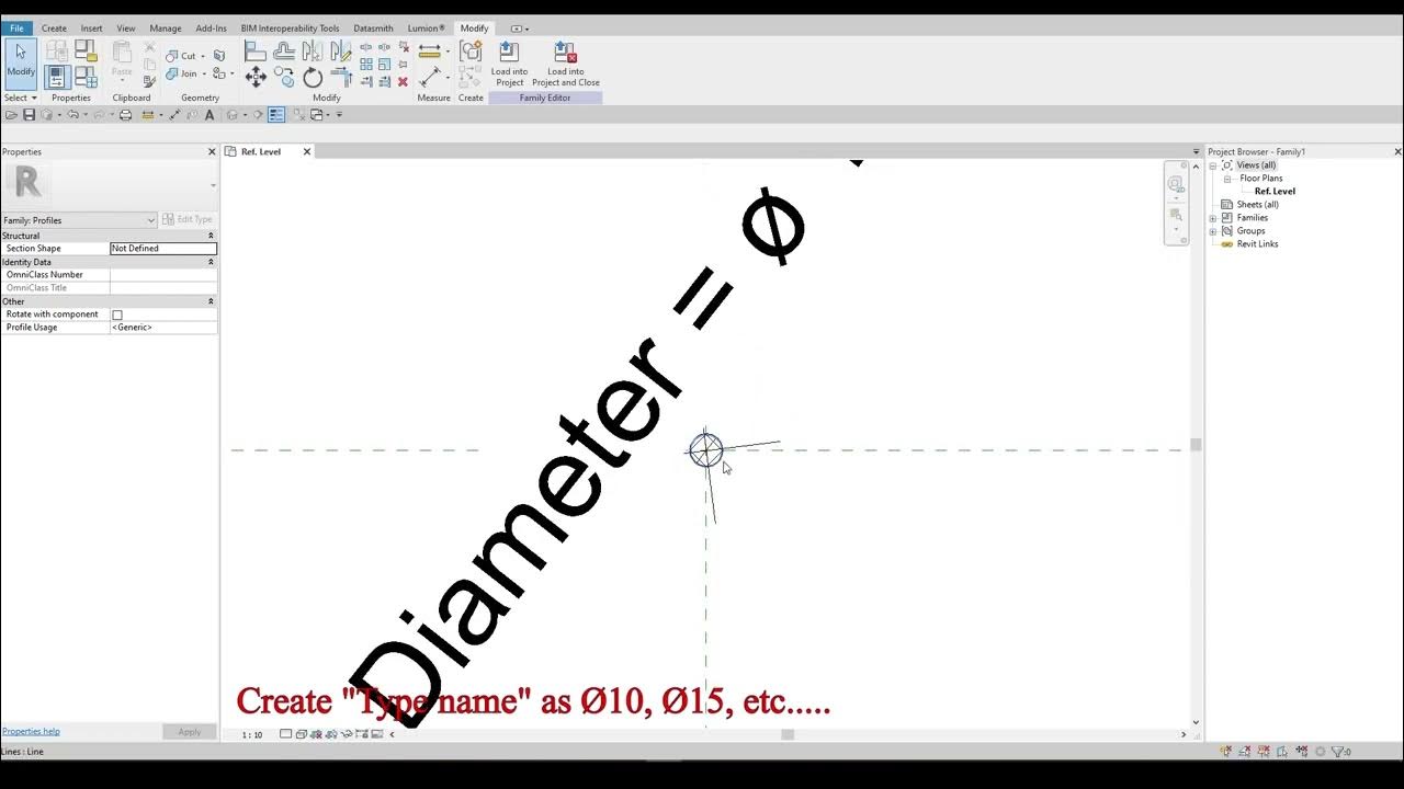 Creating Metric Circular Profiles with parameters - YouTube