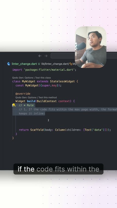 day-20/100 flutter new formatting style - YouTube