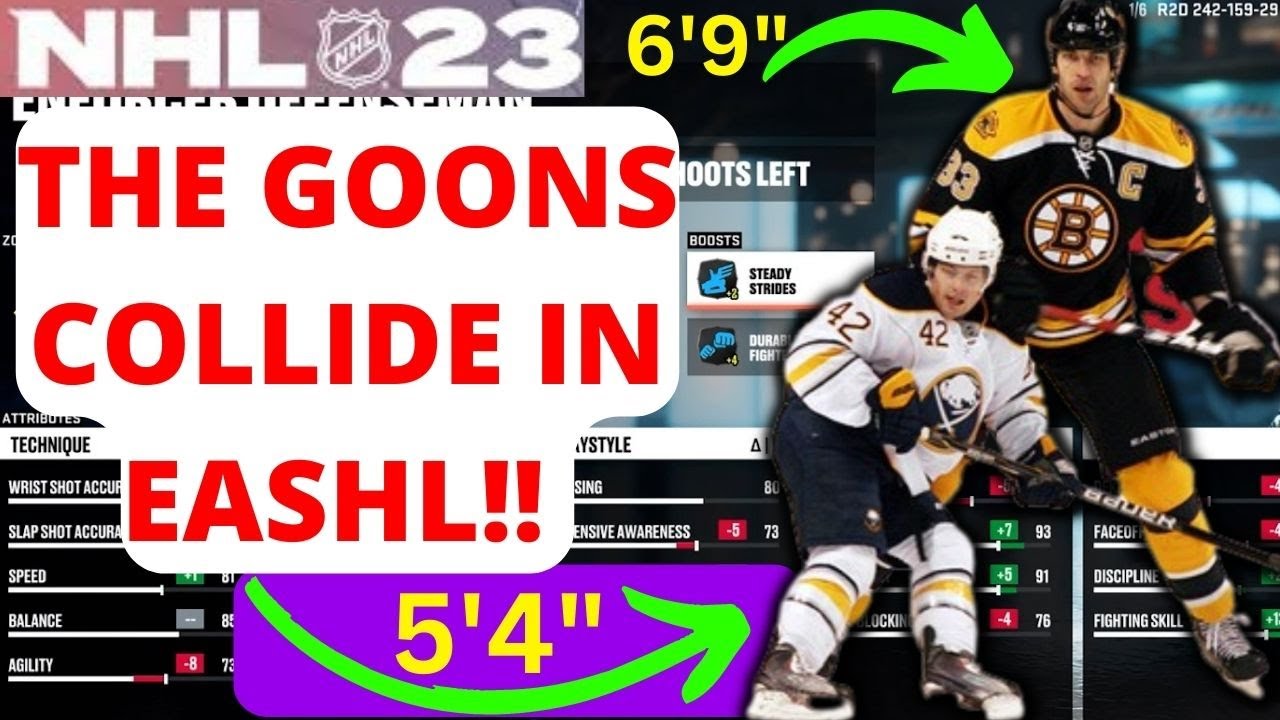 2 GOONS OPPOSITE SIZES = ABSOLUTE MAYHEM!! NATHAN GERBE AND ZDENO CHARA ...