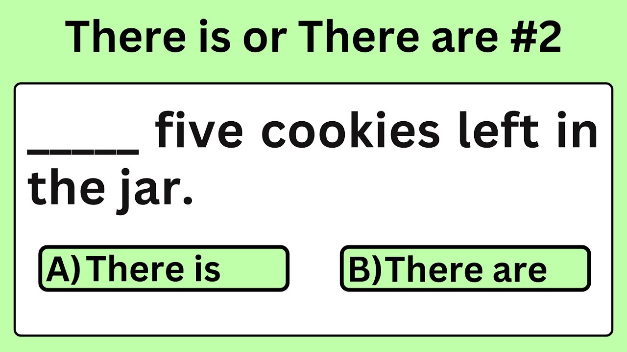 There is or There are #2 English Grammar Quiz Time English #english ...