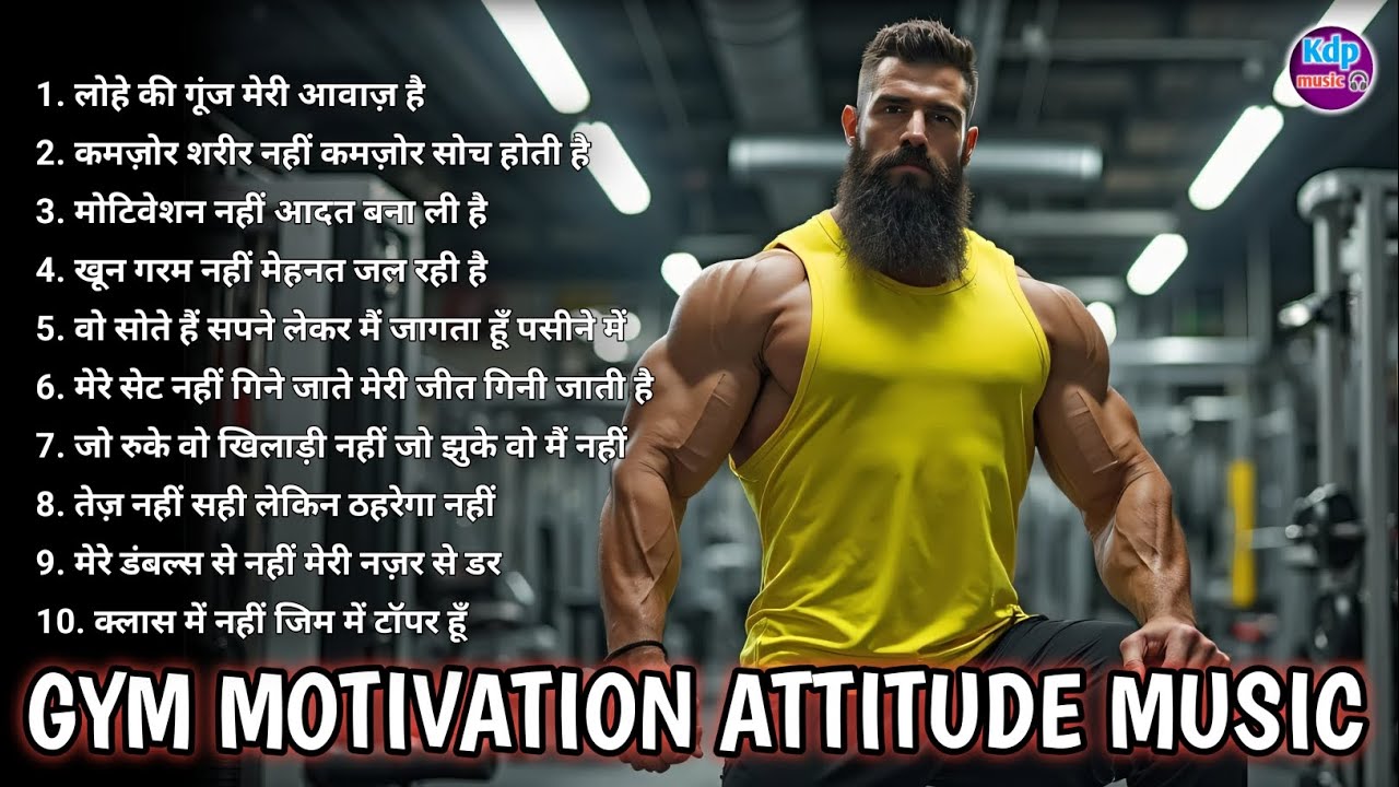 Top 10 Best Gym Attitude & Motivation Songs 💪 Ultimate Pump-Up Playlist ...