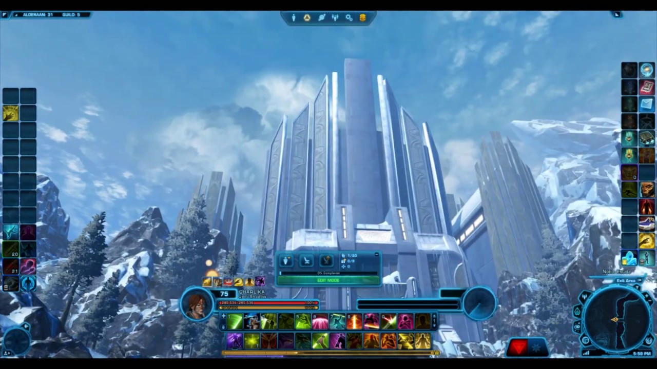 Alderaan Stronghold Room Costs - SWTOR - YouTube