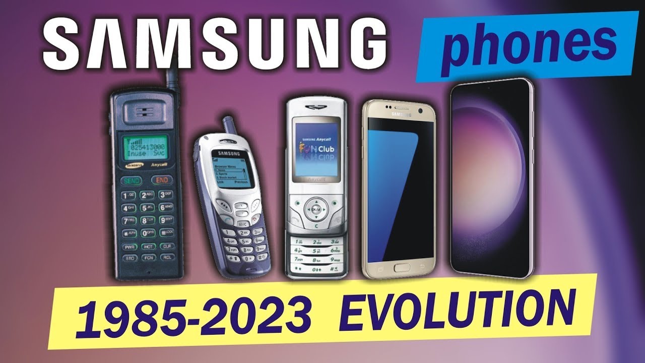 Evolution Of Samsung Phones Part 1 جميع هواتف سامسونج الجزء الاول - YouTube