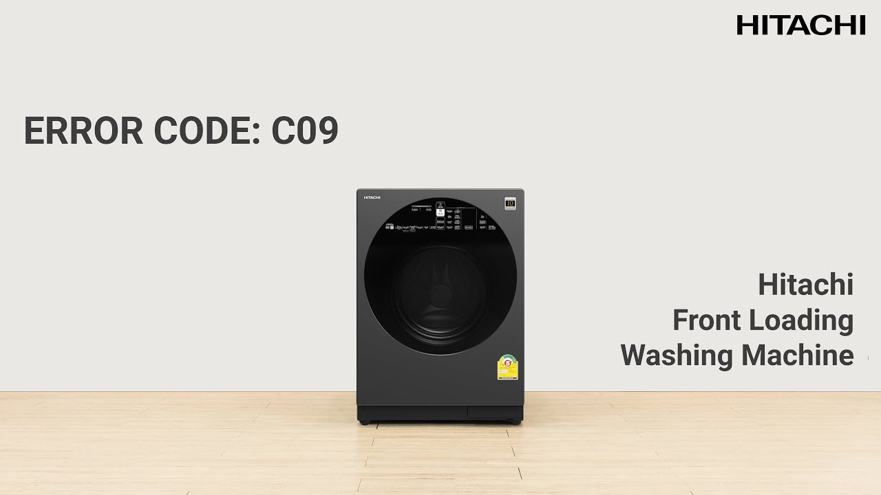 hitachi-front-loading-washing-machine-error-code-c09-youtube