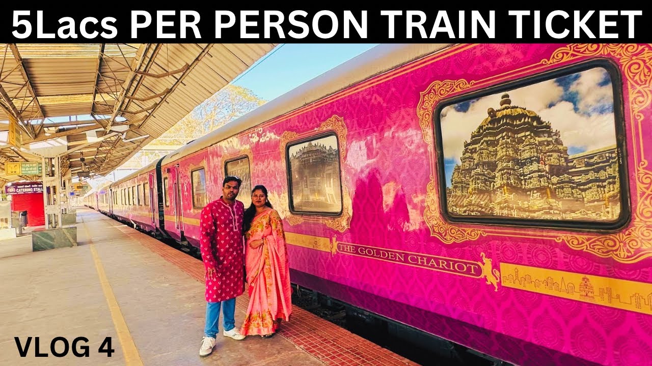 ₹5Lakhs Per Person LUXURIOUS GOLDEN CHARIOT TRAIN Journey | India’s ...