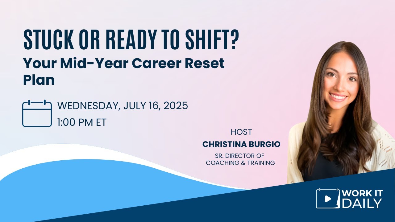 🎯 STUCK OR READY TO SHIFT? Your Mid-Year Career Reset Plan - YouTube