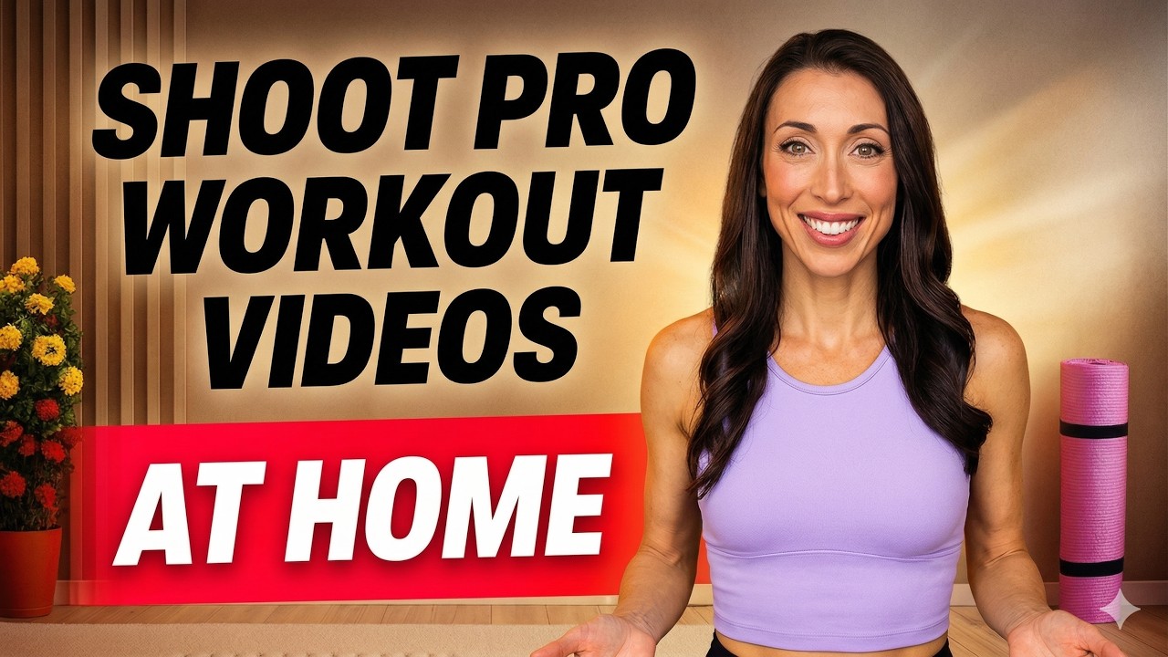 How to Shoot Workout Videos at Home like a PRO - YouTube