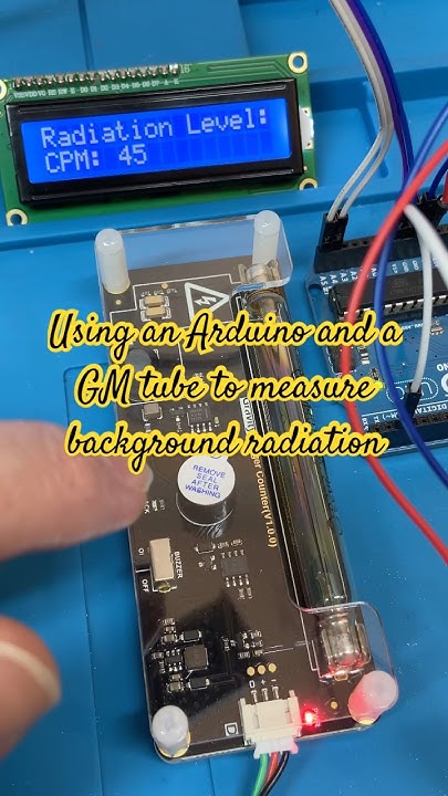 Arduino Geiger Counter - Radiation Level Display #shorts #arduino #tips ...
