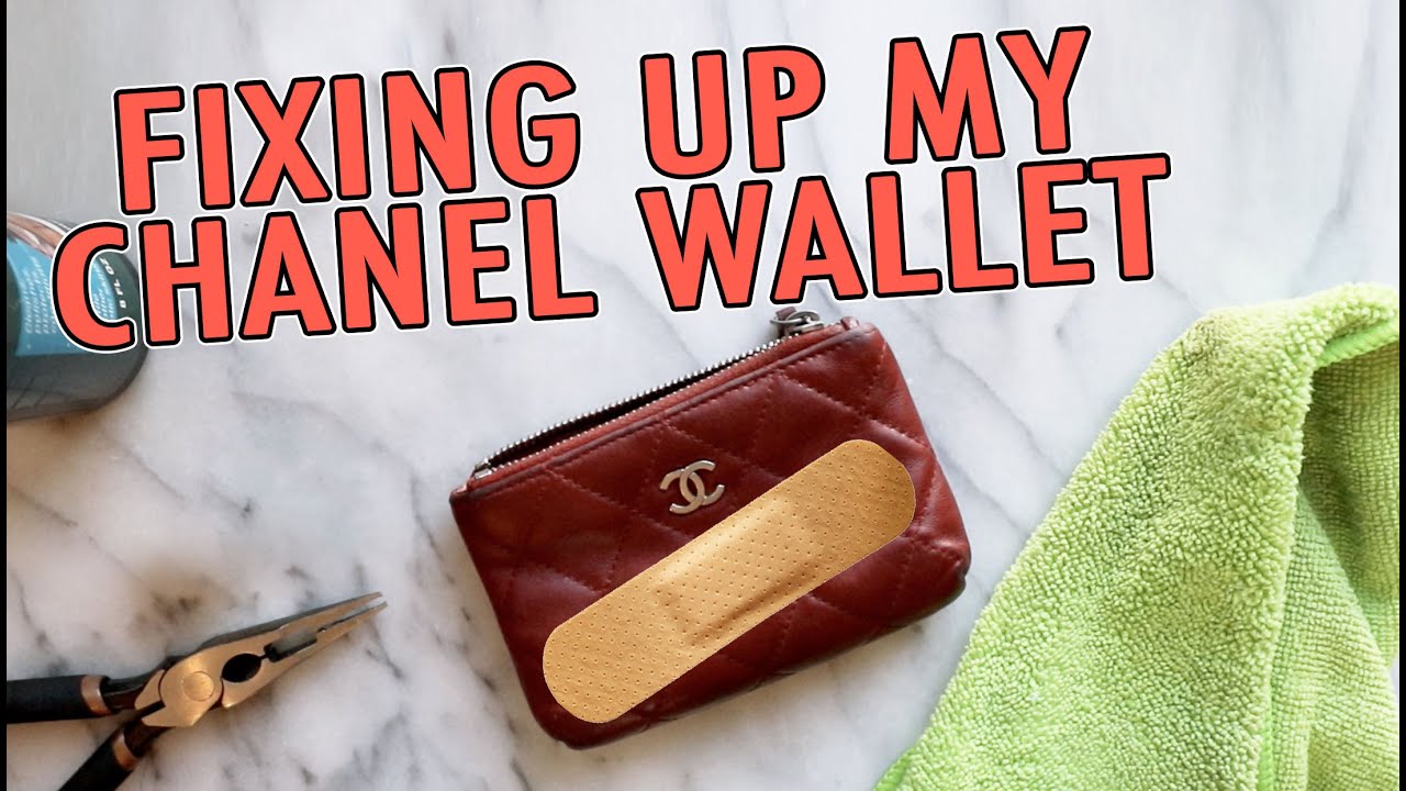 FIXING UP MY CHANEL WALLET #WITHME - YouTube