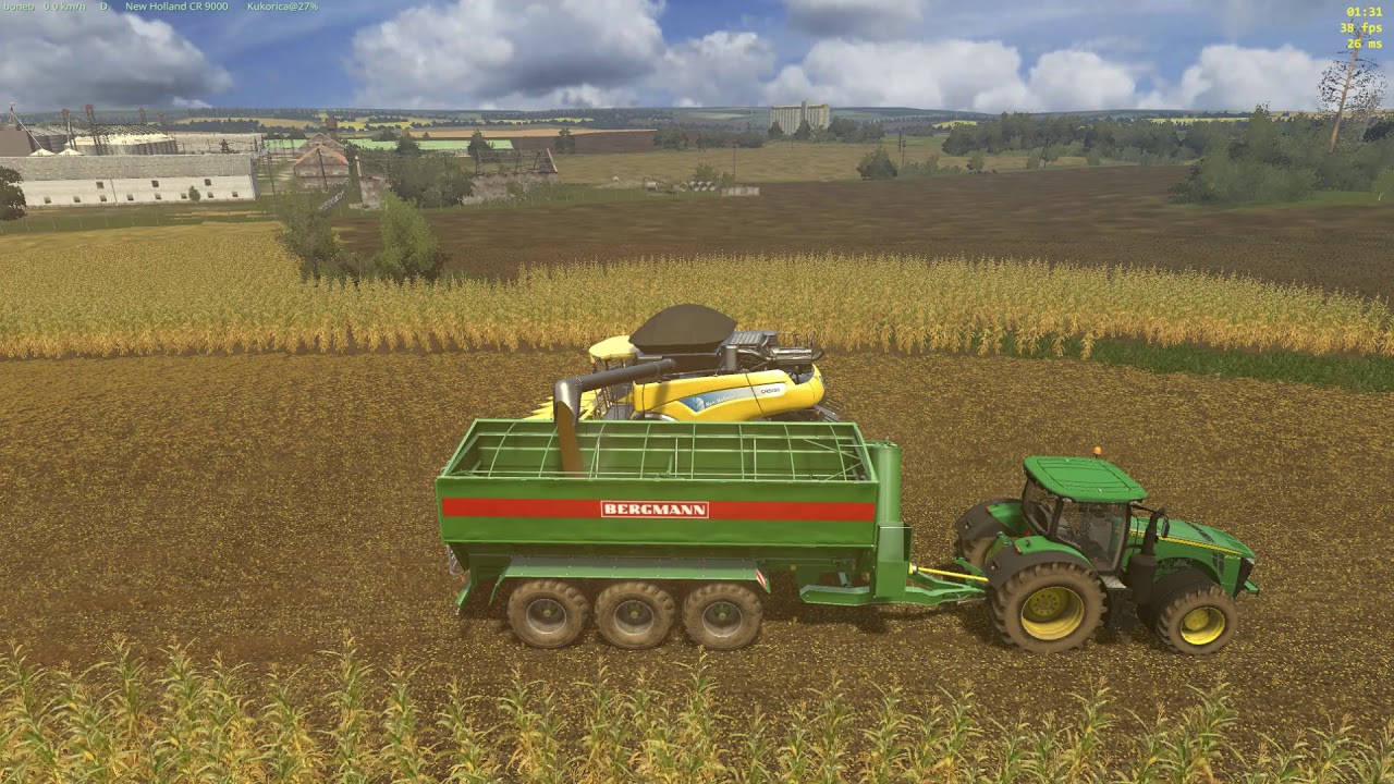 FS17 Corn Harvest - YouTube