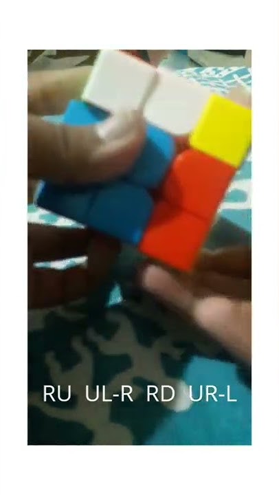 RUBIX CUBE | RIGHT ALGORITHM DONE BY POOJA | RUBIX CUBE BY POOJA - YouTube