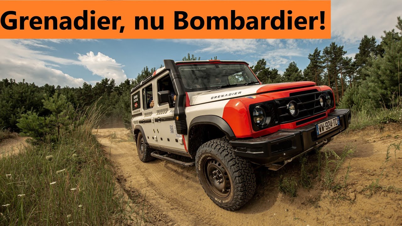 Prim contact! Noul INEOS GRENADIER a ajuns in Romania! - YouTube