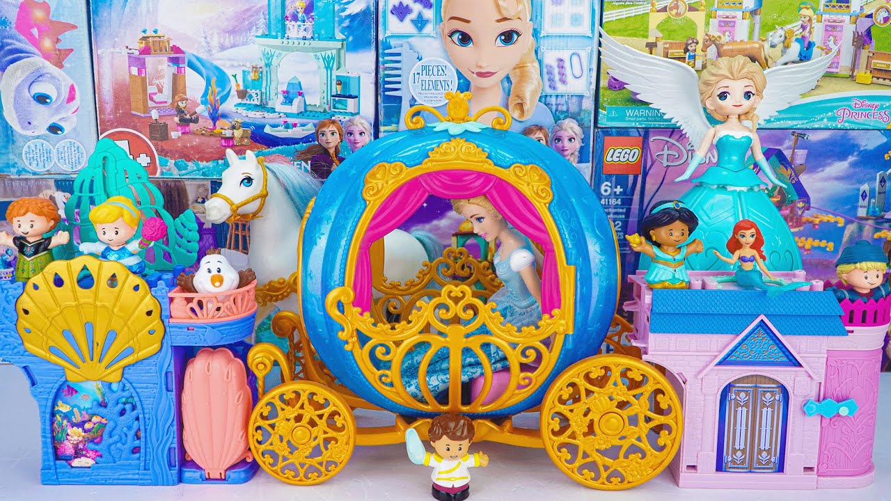 Disney Princess Toy Collection Unboxing | Disney Frozen Elsa, Anna ...