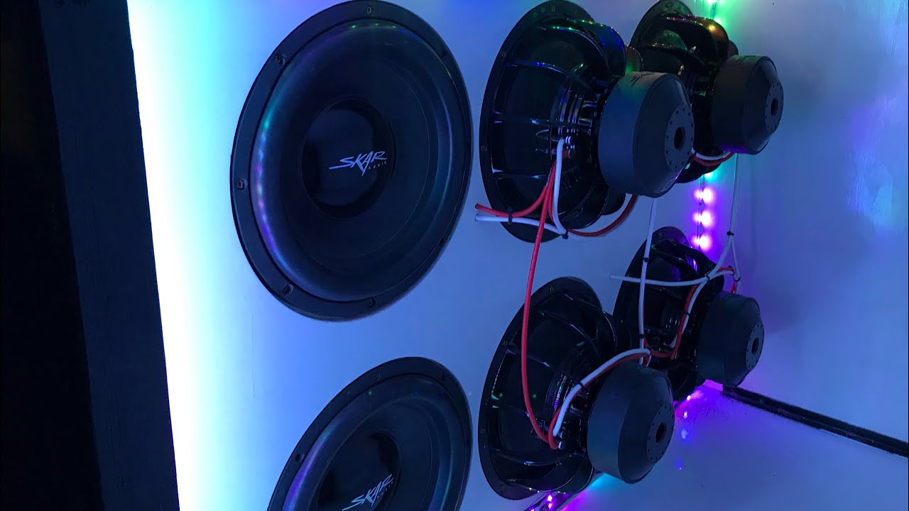 6 SKAR AUDIO EVL 15S | 3 SKAR AUDIO SK-2500.1D | 6TH ORDER - YouTube