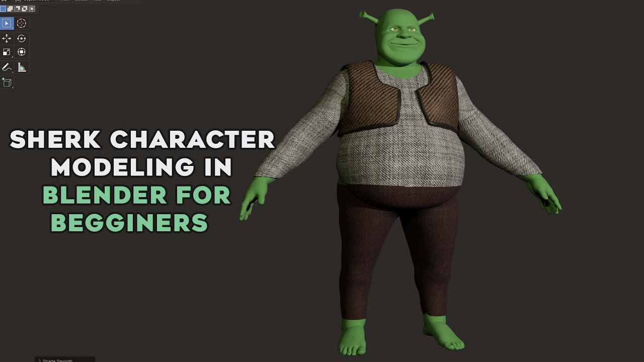 Shrek character modeling in blender for beginners/ Blender 3d - YouTube
