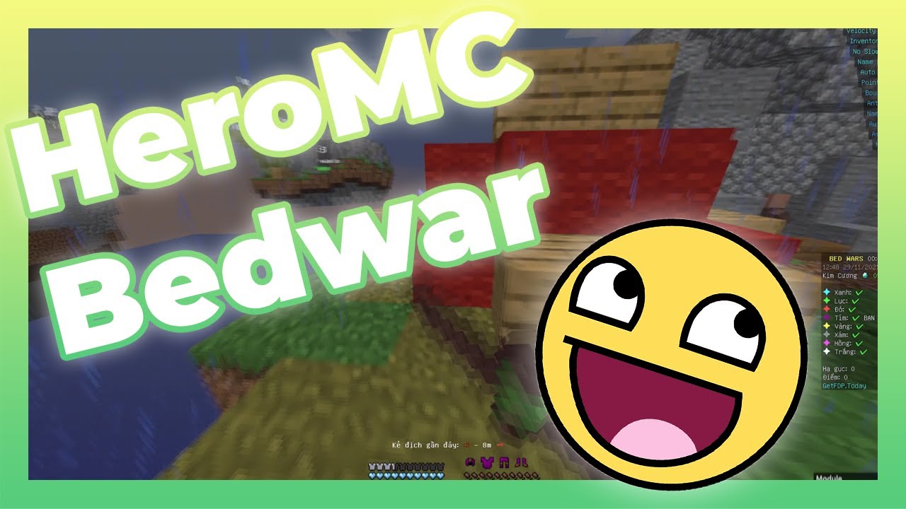 Bedwar HeroMC hack [ not montage ] - YouTube