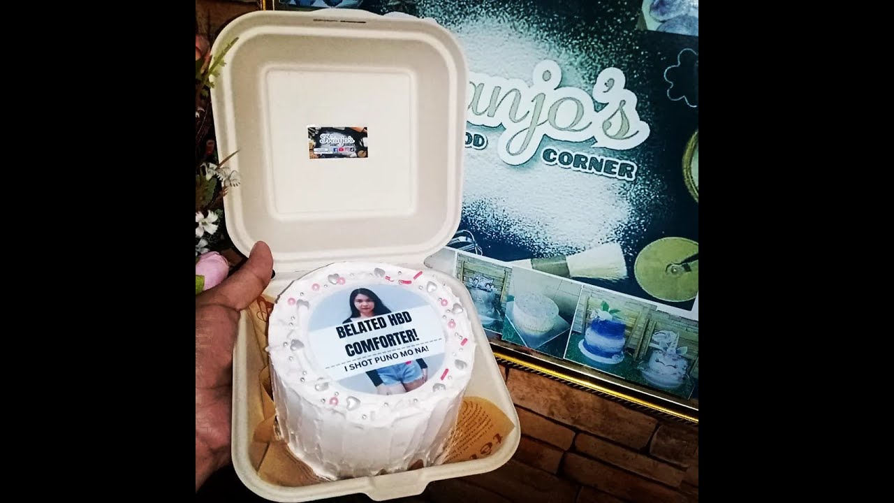 Bento Cake With Printed Topper - YouTube
