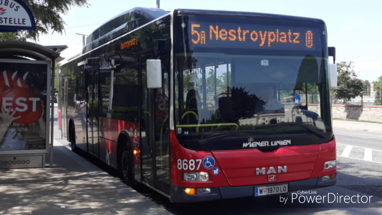 Bus 5A Ansage Wien - YouTube