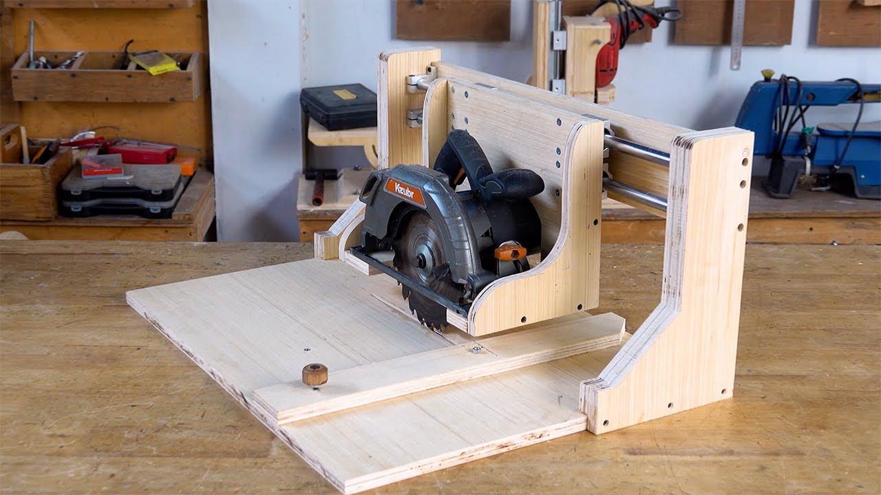 Amazing Woodworking Tips and Tricks Circular Saw Sliding Guide For ...