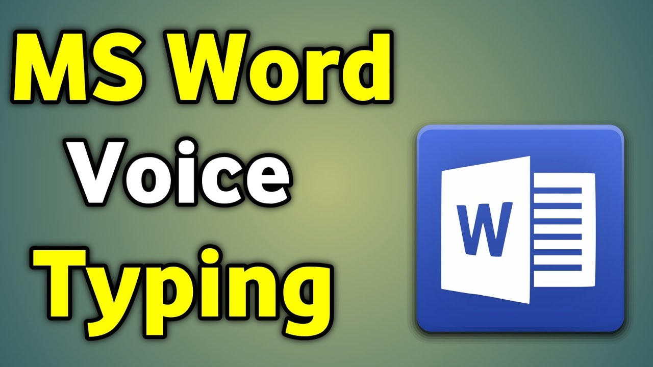 Ms Word Voice Typing | Voice Typing Ms Word | Ms Word Voice Typing ...