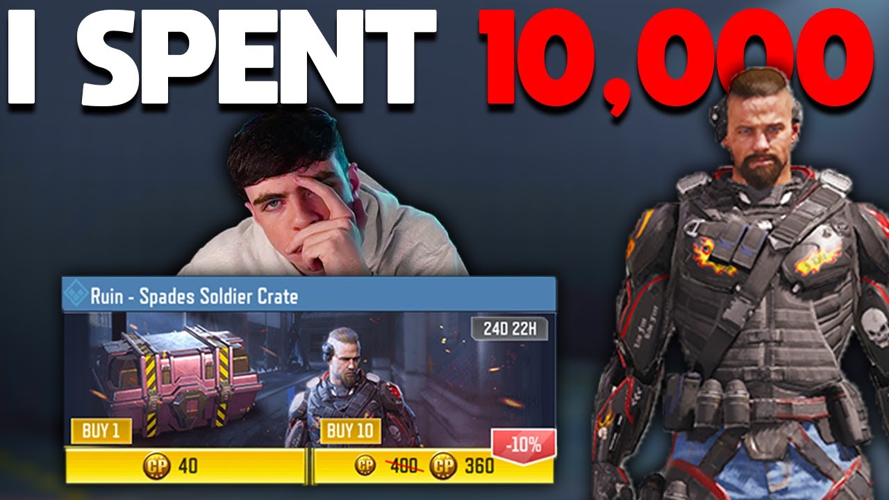 I spent 10,000 COD Points on this 1 Character skin in COD Mobile ...