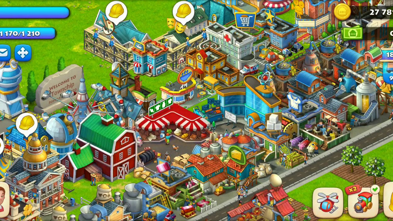 leveling up, level 35 - township gameplay - YouTube