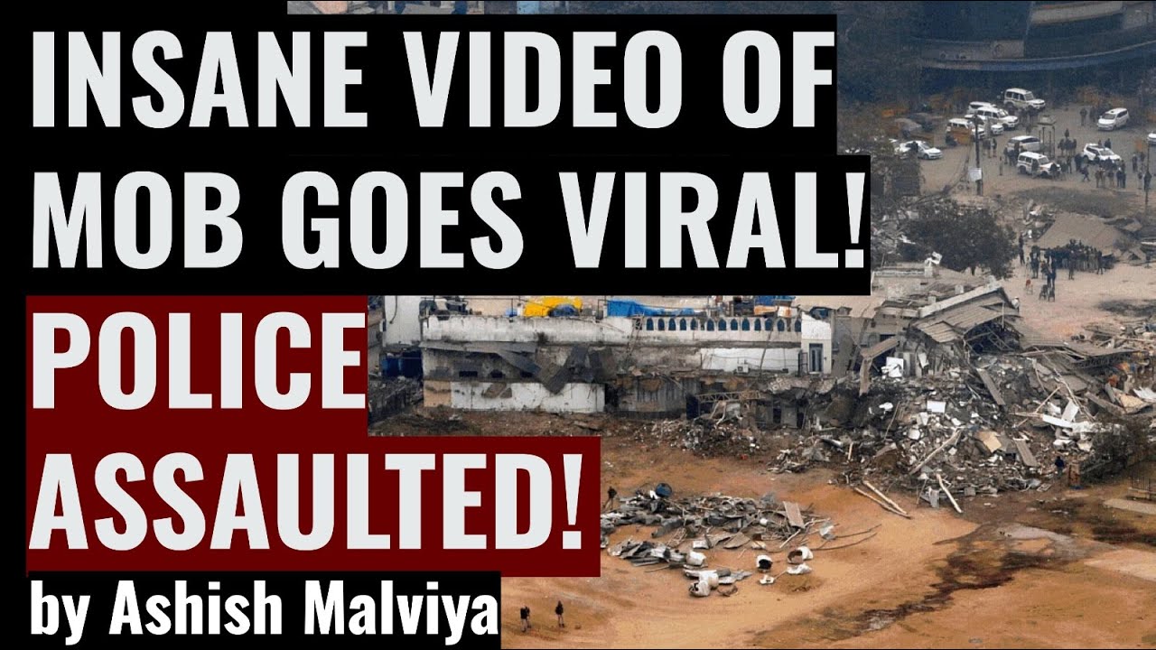 INSANE VIDEO FROM INDIA GOES VIRAL! CRAZY MOB HITS INDIAN POLICE! # ...