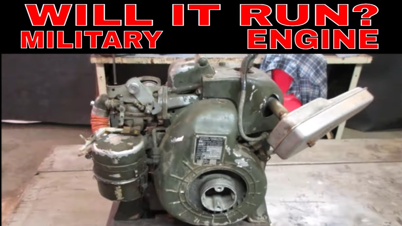 Forgotten $50 antique military engine, is it any Good? - YouTube